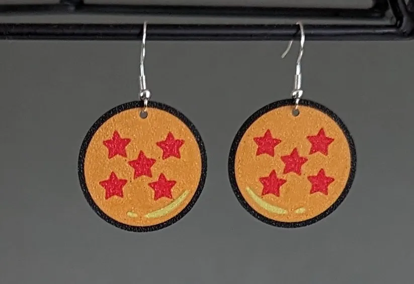 Dragonball Earrings by krazi201 - MakerWorld