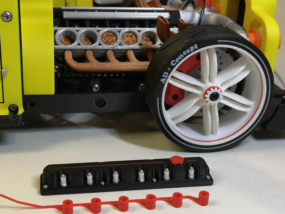 School Bus - Hot Rod - V12 Engine by AD-Concept MakerWorld: Download ...