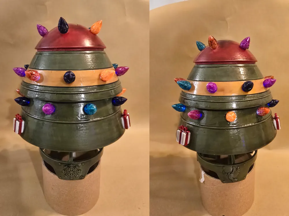 Fallout Mini-Nuke Christmas Tree V2 - Free 3D Print Model - MakerWorld