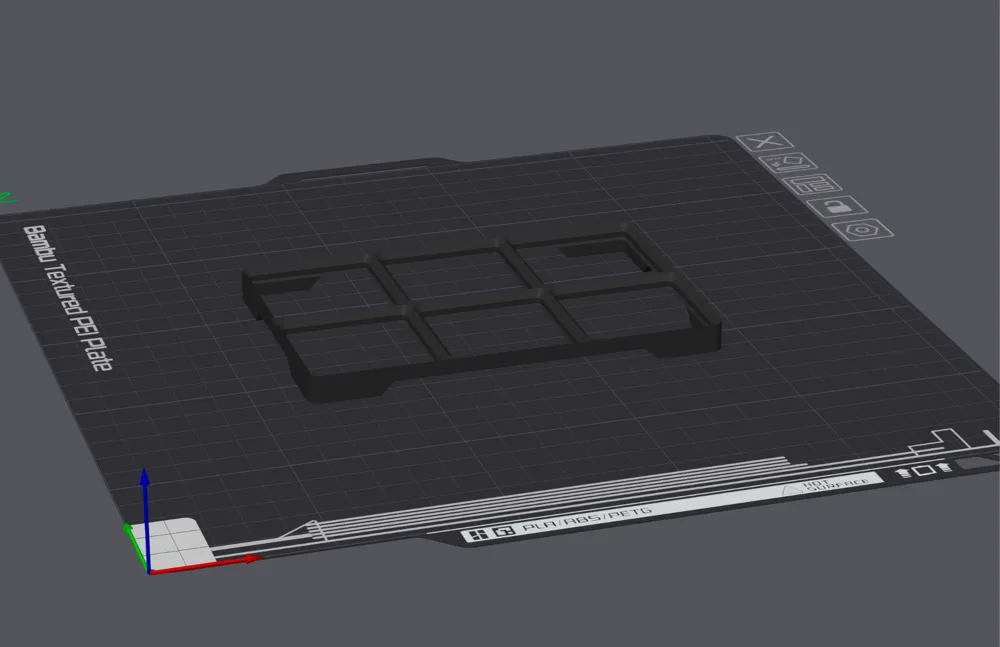Gridfinity 4mm riser for 3x2 rugged case Remixed by _Dennis - MakerWorld