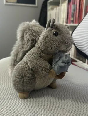 Stuffed plush gray squirrel toy by DU4 3D - MakerWorld