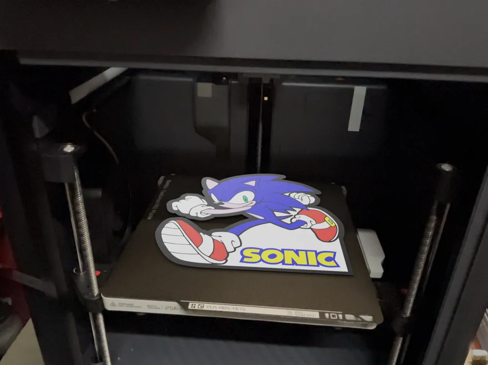 sonic led Lightbox by Vitormhs - MakerWorld