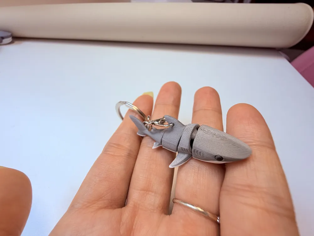 Mini Shark Keychain - Free 3D Print Model - MakerWorld