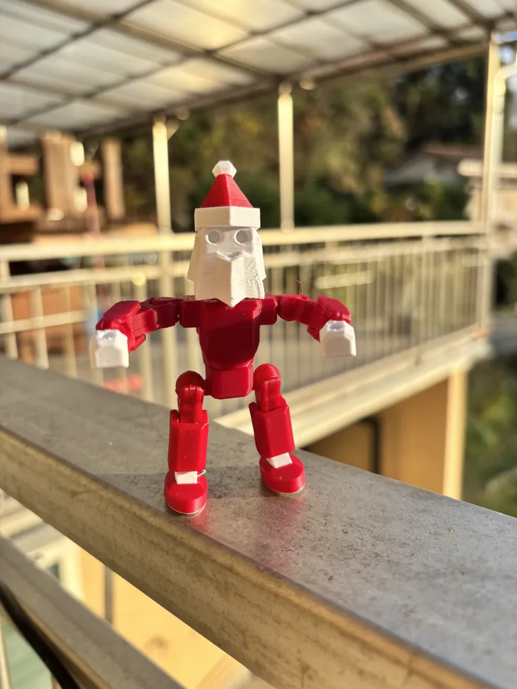 Santa Mecha - remix - Free 3D Print Model - MakerWorld