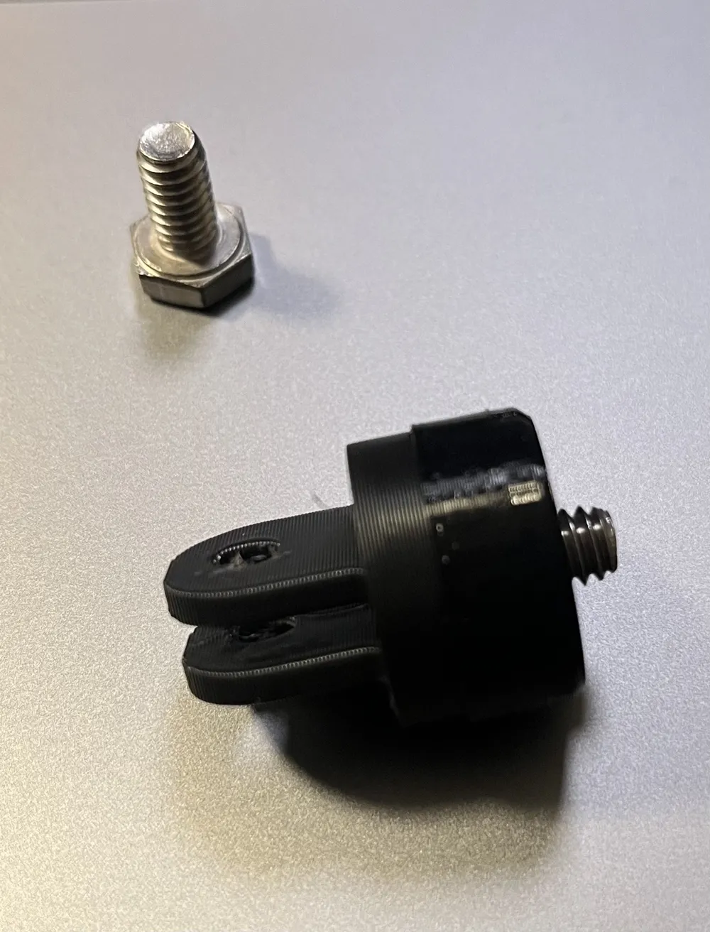 1/4-20 GoPro Mounting Finger Adapter - Heavy Duty - Free 3D Print Model ...