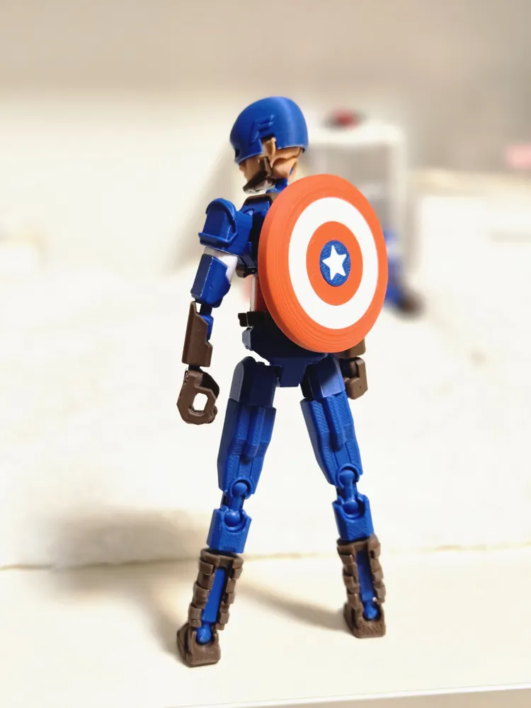 Proto 9 Captain America version AMS not required - Free 3D Print Model ...
