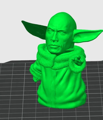 Baby Rock Grogu (Yoda - Grogu) by Blobi MakerWorld: Download Free 3D Models
