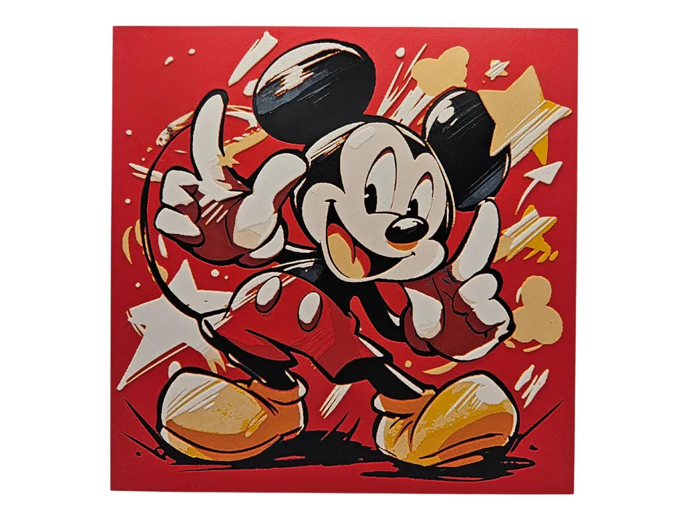 Mickey Mouse (Red) by BusyKikiBee - MakerWorld