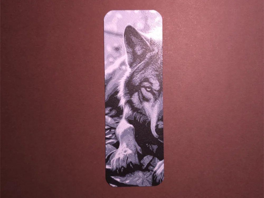 Wolf 4 Lesezeichen von Fyty Atrus Design MakerWorld: Kostenlose 3D ...