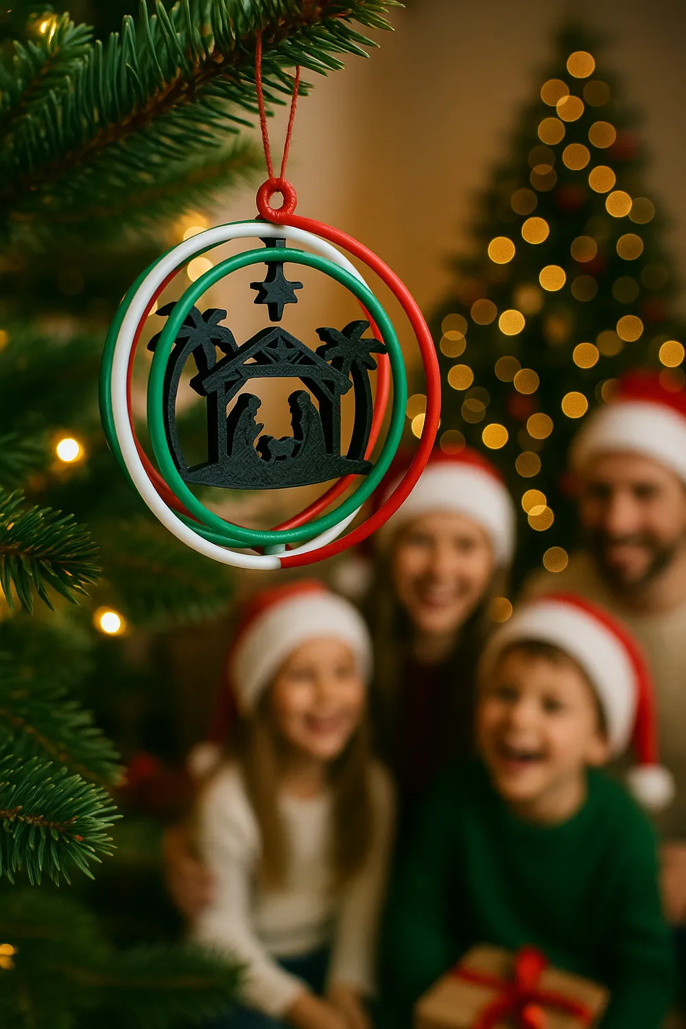 Nativity Pop-Out Christmas Ornament - Free 3D Print Model - MakerWorld