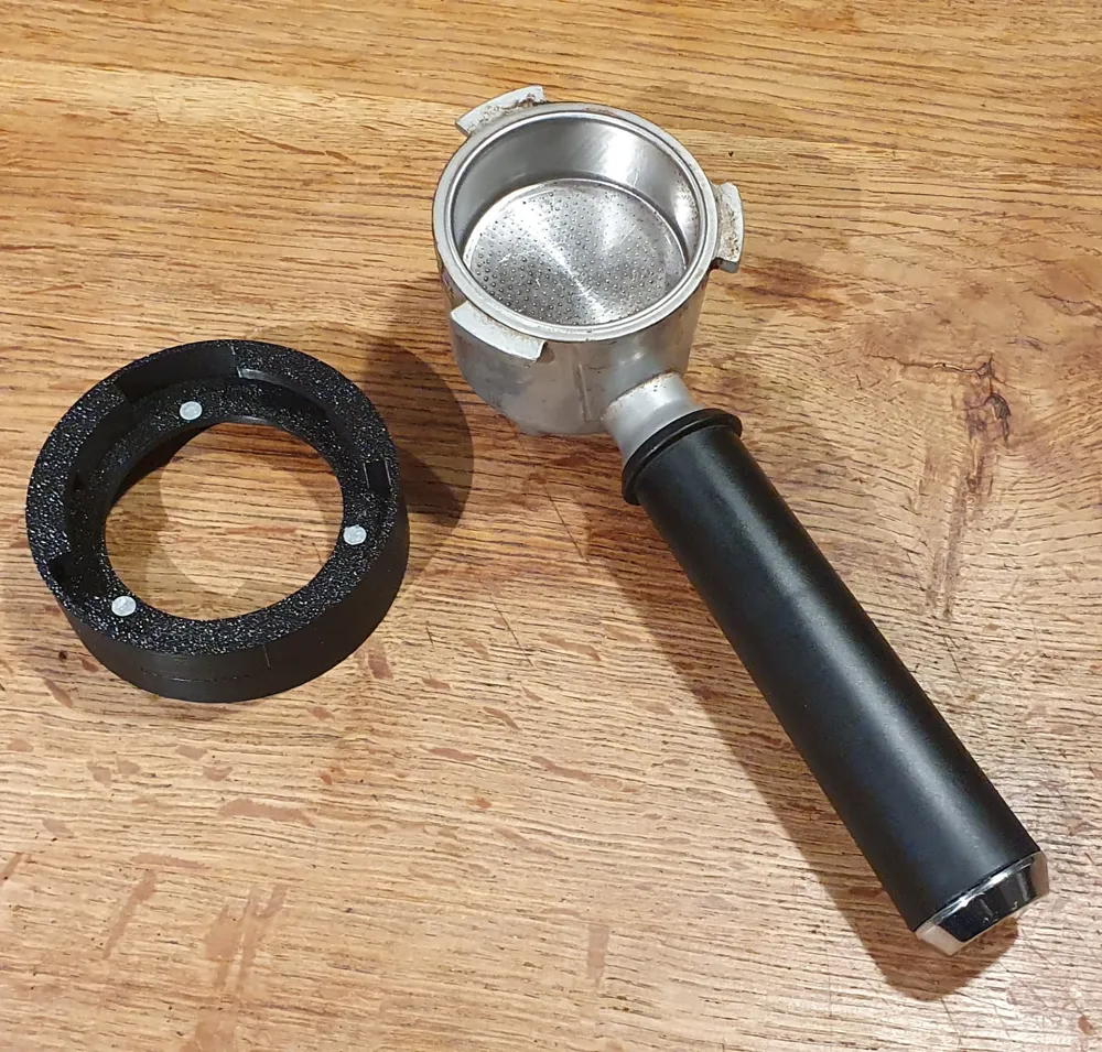 coffee grinder funnel with magnets and optional pins by xSlinkx ...