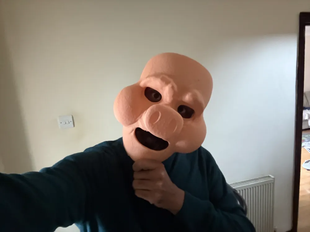 "The Pig" - Bank Robber Mask - Halloween Mask by Eternity Labs - MakerWorld