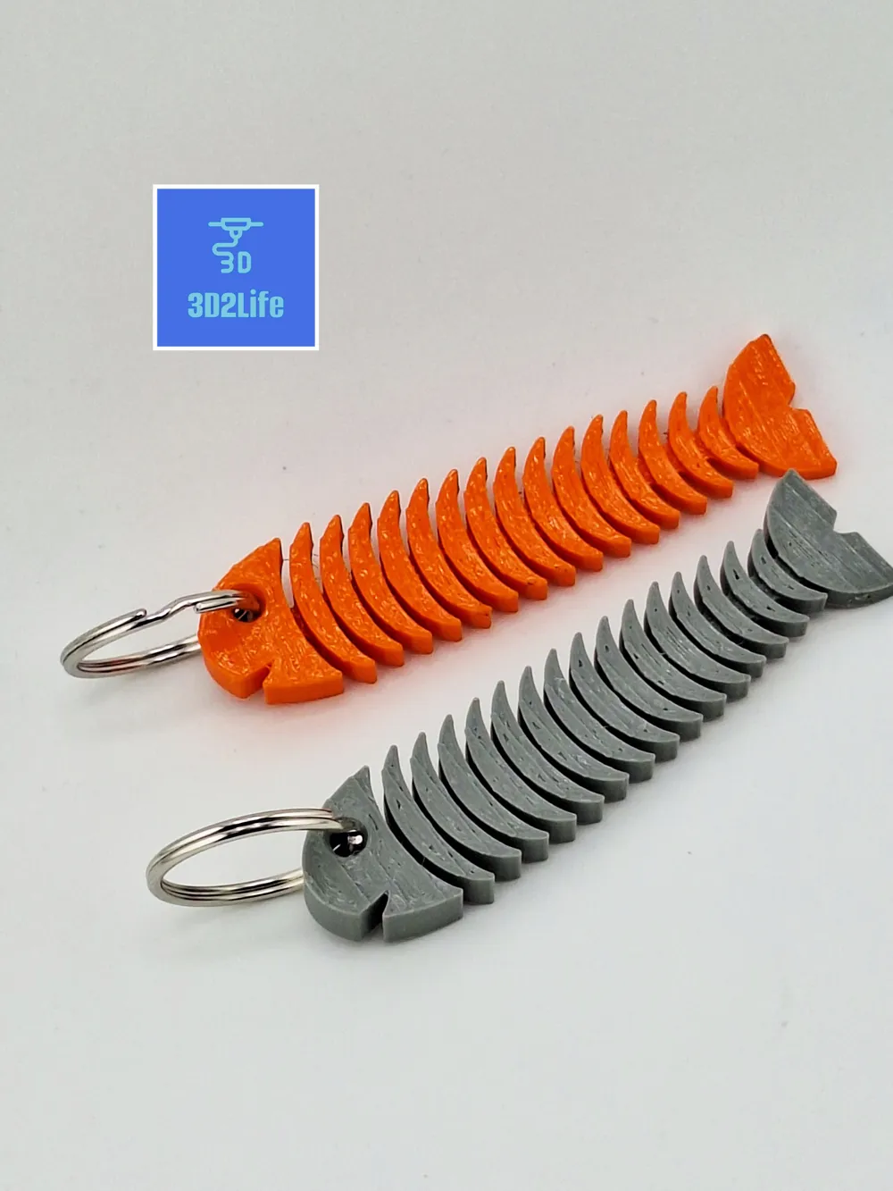 TPU Flexi Fish - keychain by 3D2Life MakerWorld: Download Free 3D Models
