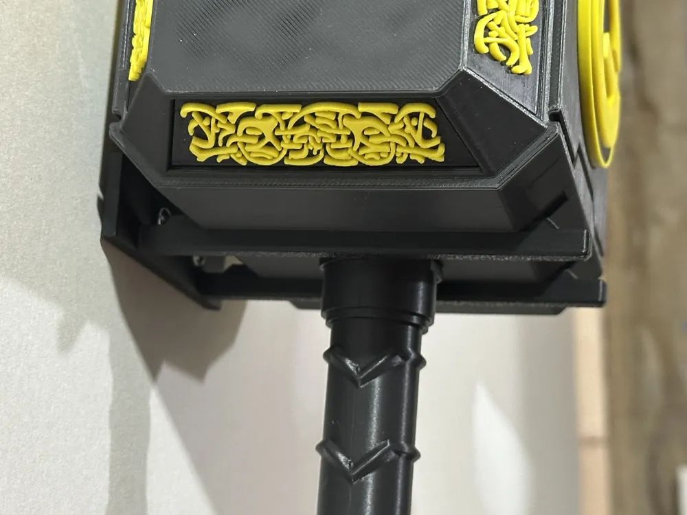Thor Hammer Wall Mount by NES 3D MakerWorld: Download Free 3D Models