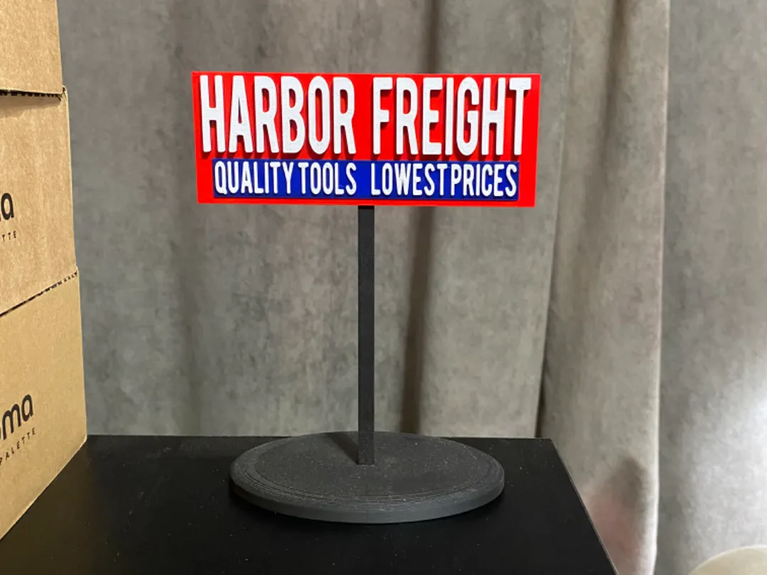 HARBOR FREIGHT STORE SIGN - NO AMS NEEDED by Eric36 MakerWorld ...