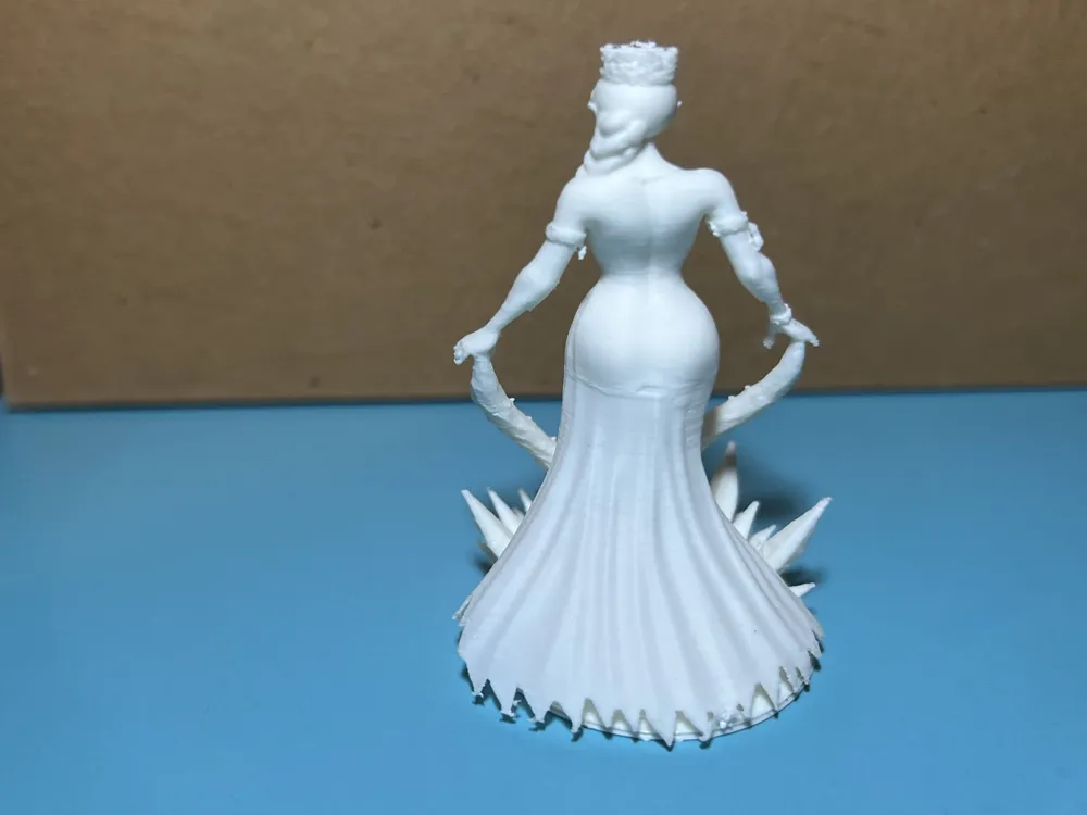 D&D Ice Elemental Queen - Free 3D Print Model - MakerWorld