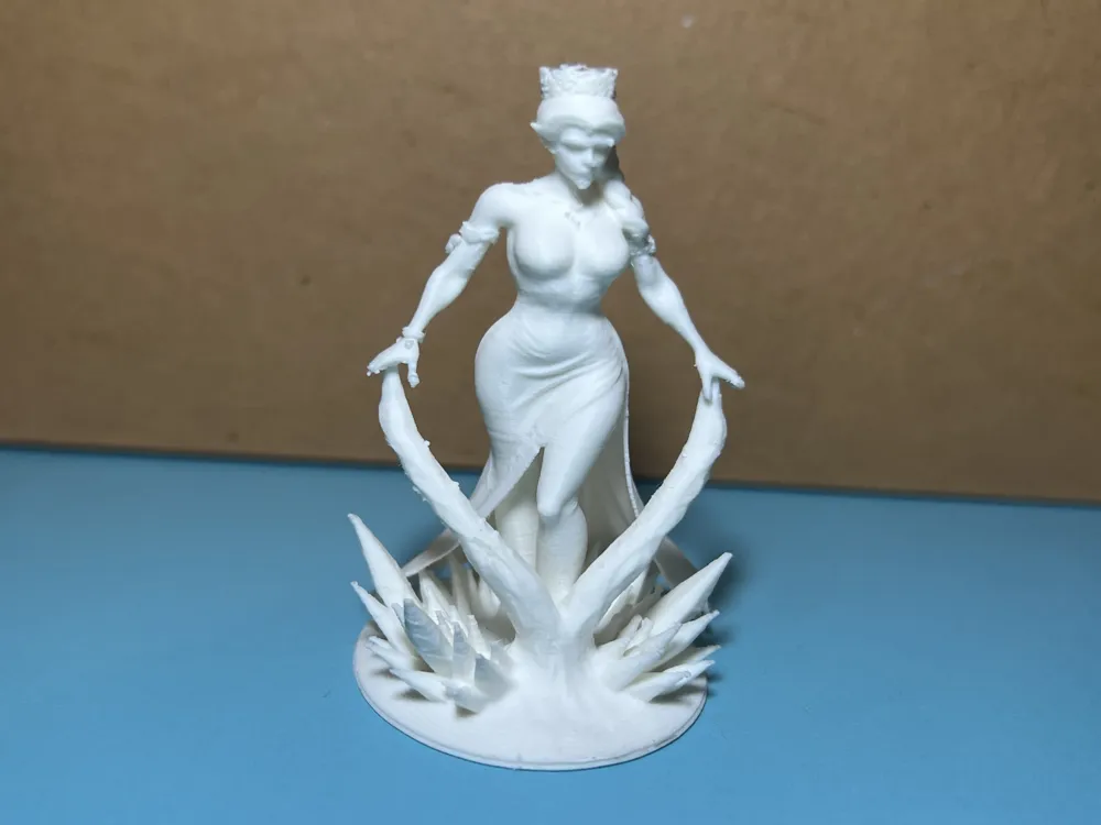 D&D Ice Elemental Queen - Free 3D Print Model - MakerWorld