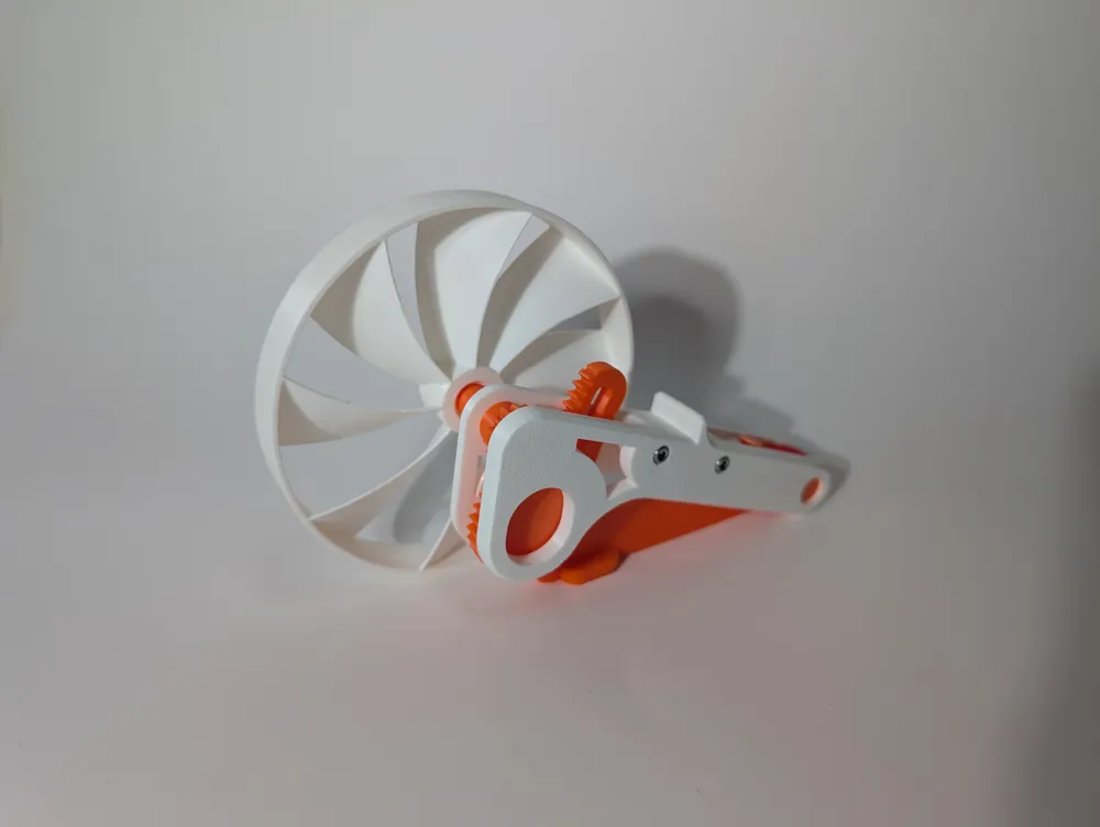 Squeeze Powered Flywheel Fan by MrHegger MakerWorld: Download Free 3D ...