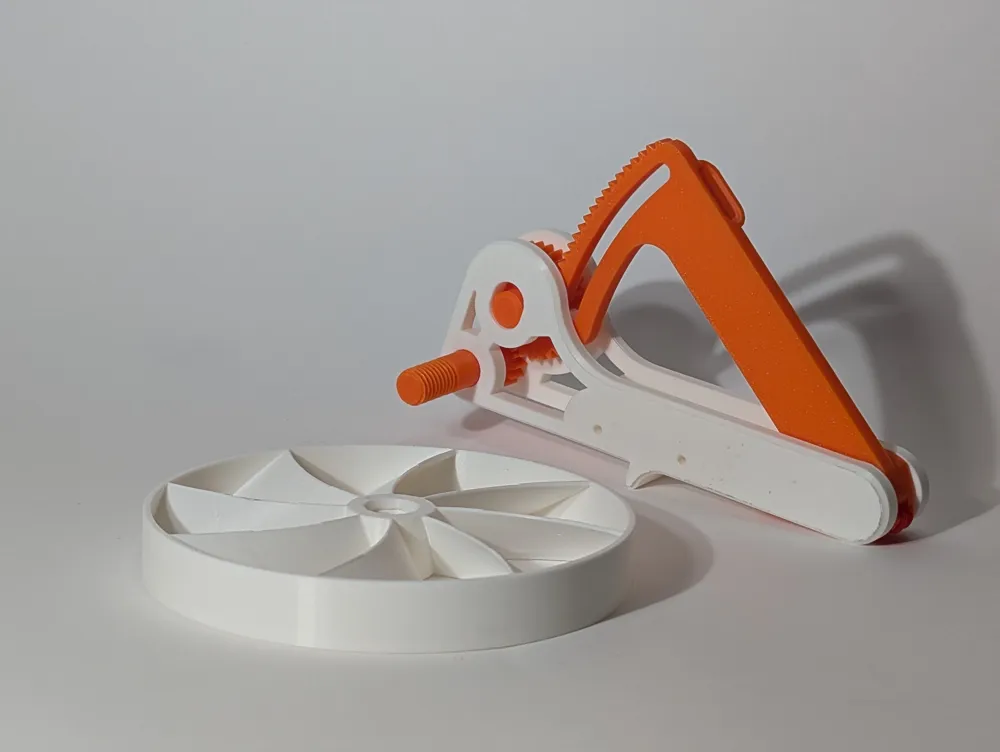 Squeeze Powered Flywheel Fan by MrHegger MakerWorld: Download Free 3D ...