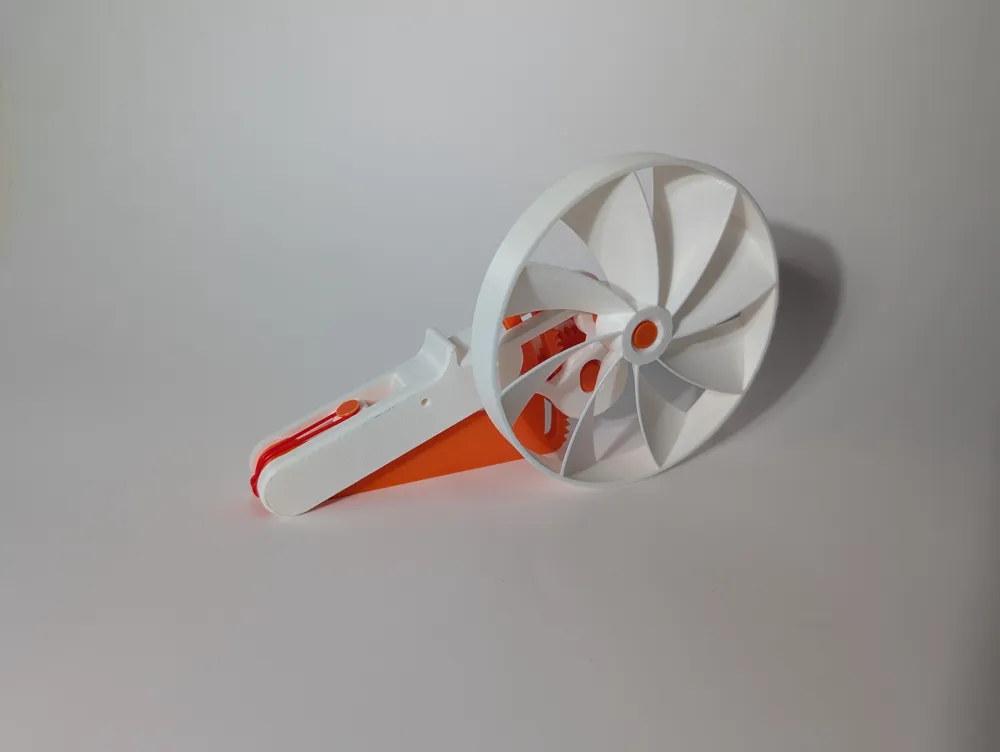 Squeeze Powered Flywheel Fan by MrHegger MakerWorld: Download Free 3D ...