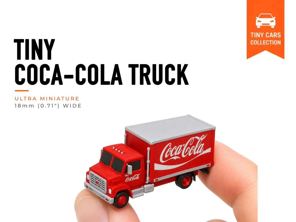 Tiny Coca-Cola Truck - Mini Cars Series - Free 3D Print Model - MakerWorld