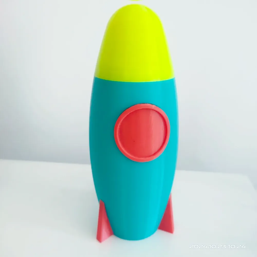 Cartoon Rocket Pencil Case/Pen Holder/Storage Box by YiYueMakerWorld ...