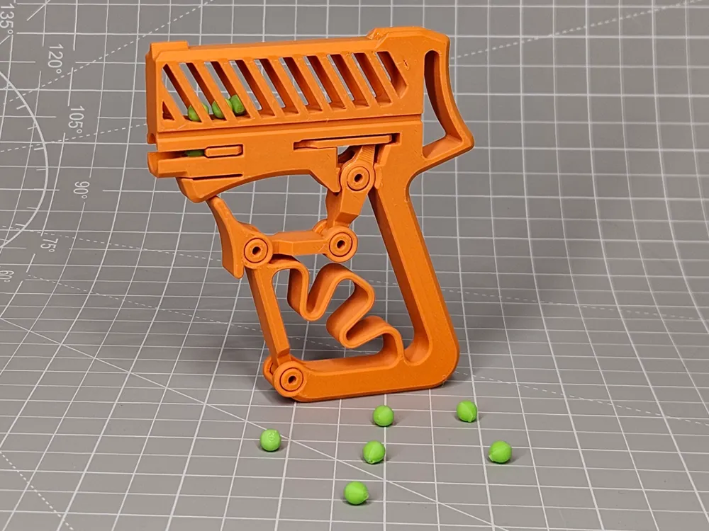 4-Bar Linkage BB Launcher by Its On My Mind MakerWorld: Download Free 3D Models