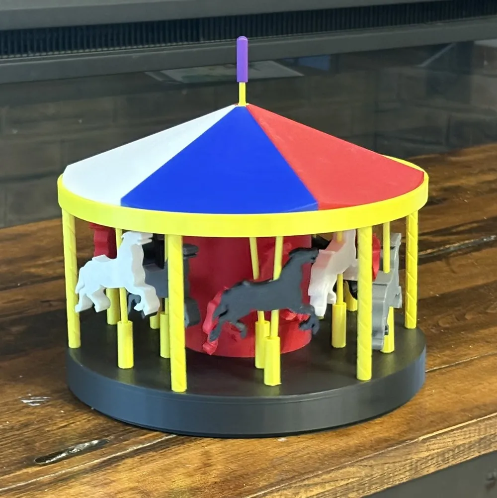 Halloween Carousel - Free 3D Print Model - MakerWorld