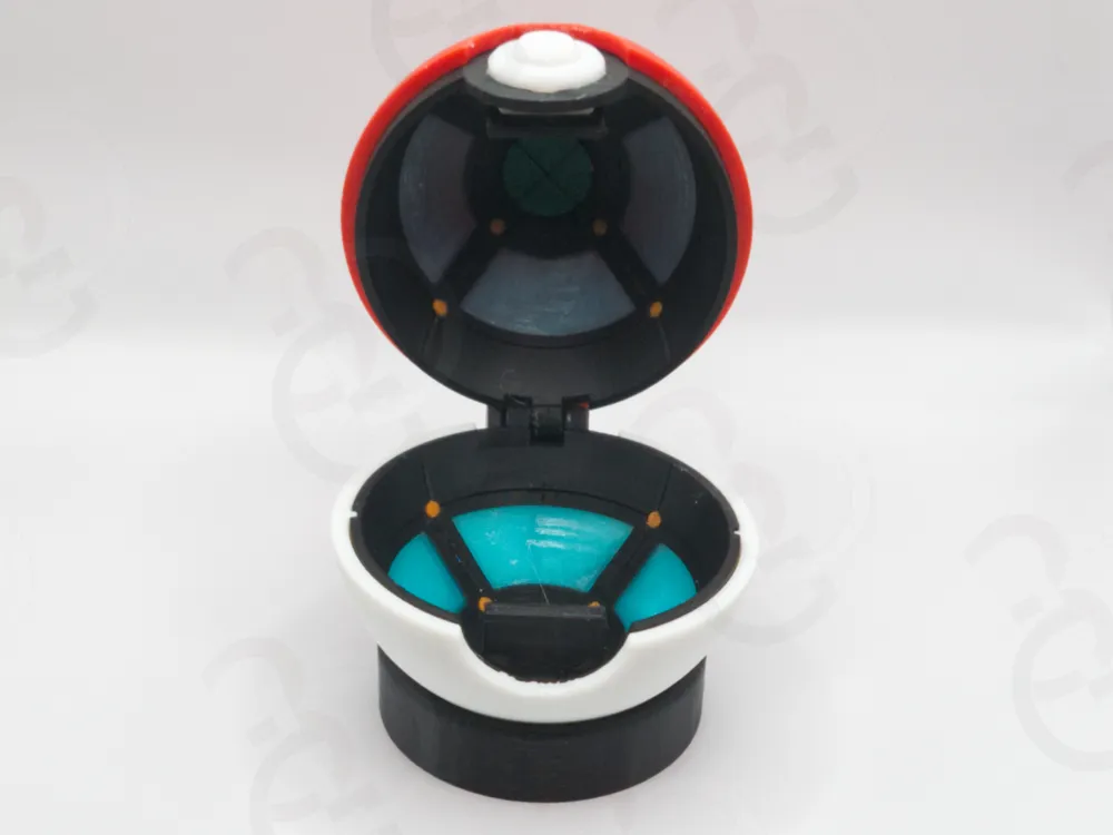 Functional Pokeball Fully Detailed by 3d Gene Designs MakerWorld ...