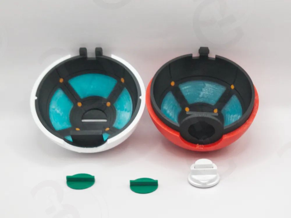 Functional Pokeball Fully Detailed - Free 3D Print Model - MakerWorld