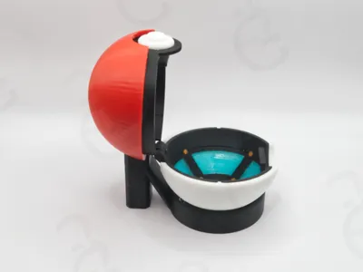Functional Pokeball Fully Detailed - Free 3D Print Model - MakerWorld