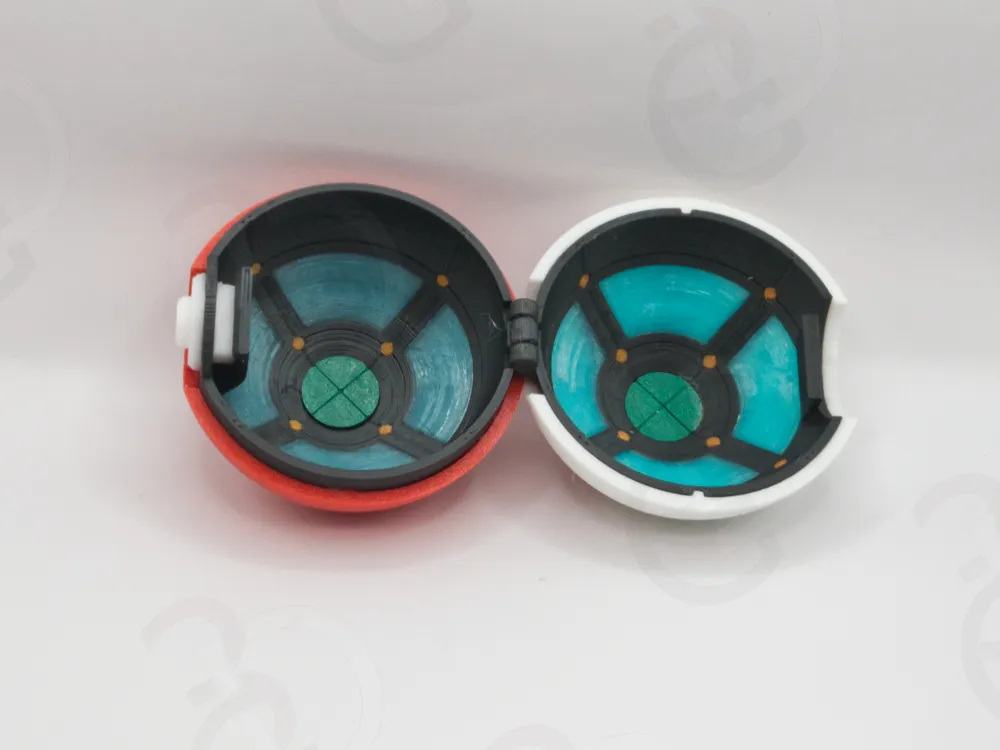Functional Pokeball Fully Detailed - Free 3D Print Model - MakerWorld