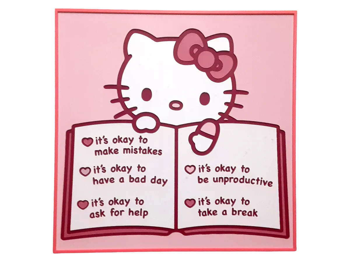 Hello Kitty It's Okay Hueforge Inspirational Pink - Free 3D Print Model ...