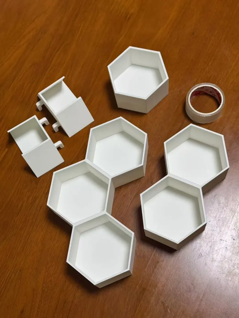 Honeycomb Display Shelf 4cm - IKEA Pegboard Accessory by Combo - MakerWorld