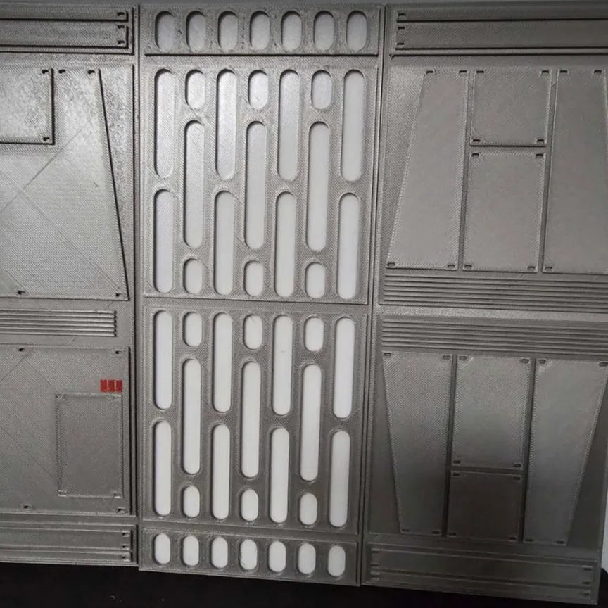 Star Wars Death Star inspired wall panel (V1.03) - Free 3D Print Model ...
