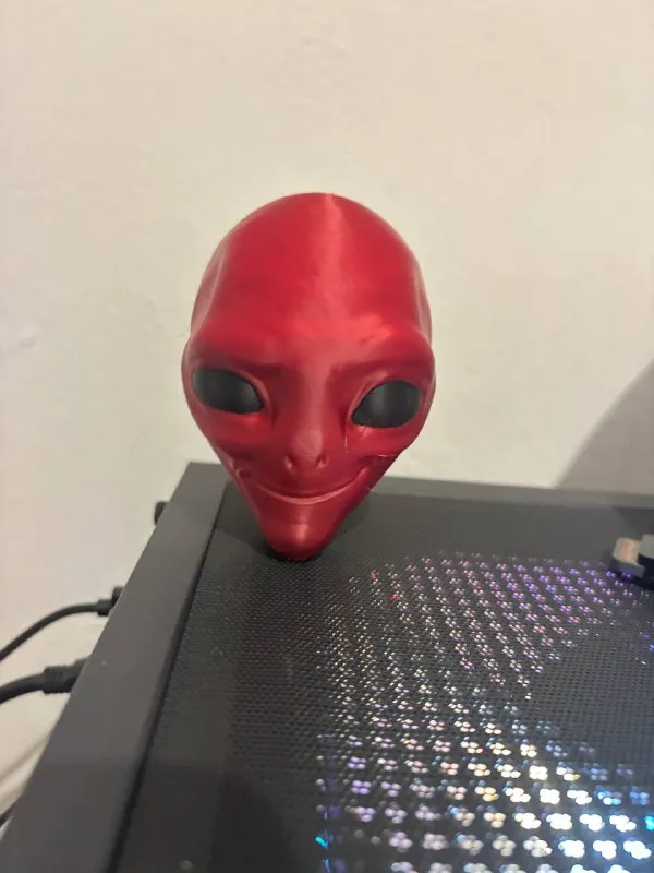 Alien head - Free 3D Print Model - MakerWorld