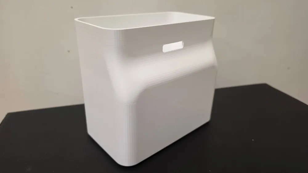 Desk Bin Trash Can for Ikea Relatera Desk - Free 3D Print Model ...