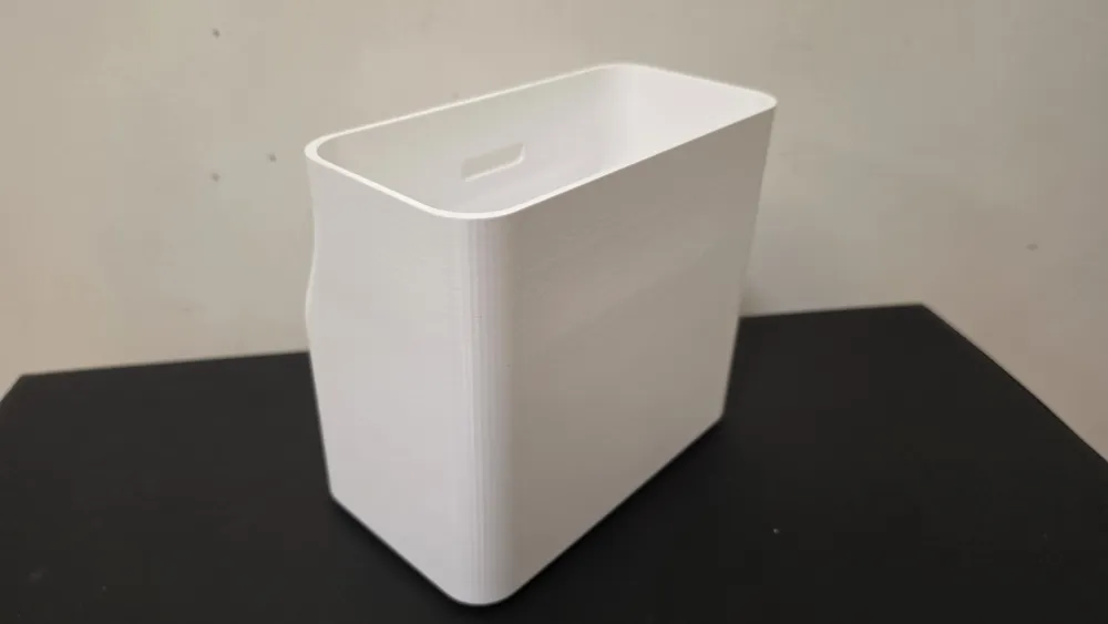 Desk Bin Trash Can for Ikea Relatera Desk - Free 3D Print Model ...