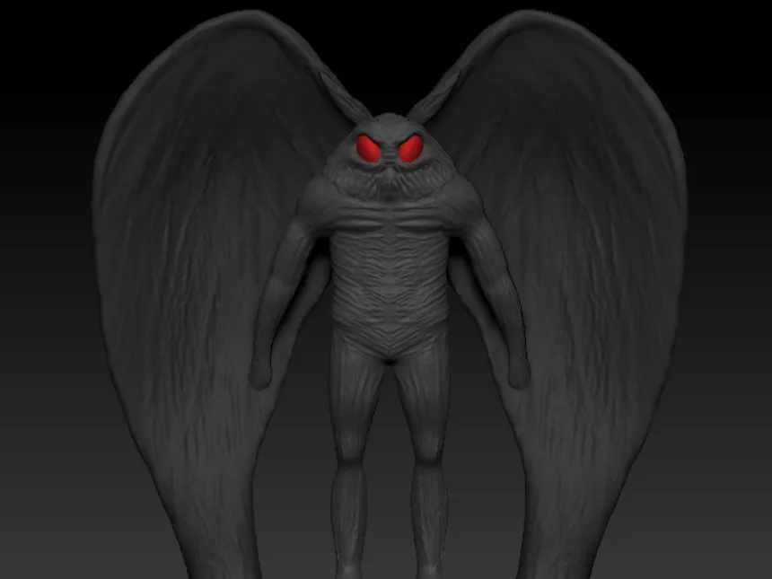 Mothman Figurine by Spacelord87 - MakerWorld