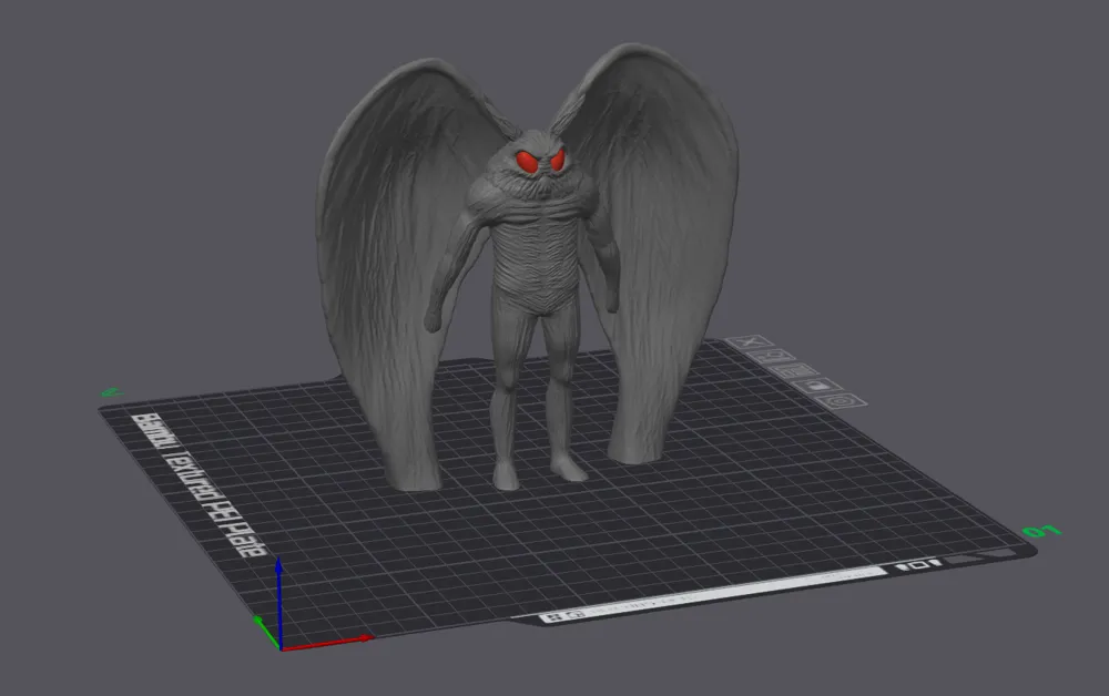 Mothman Figurine by Spacelord87 - MakerWorld