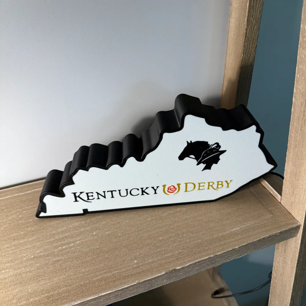 Kentucky Derby Light Box by Scott Burton - MakerWorld