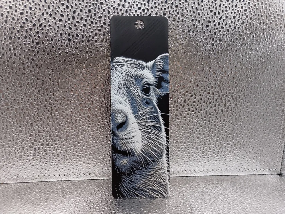 Capybara Bookmark – Hueforge - Free 3D Print Model - MakerWorld
