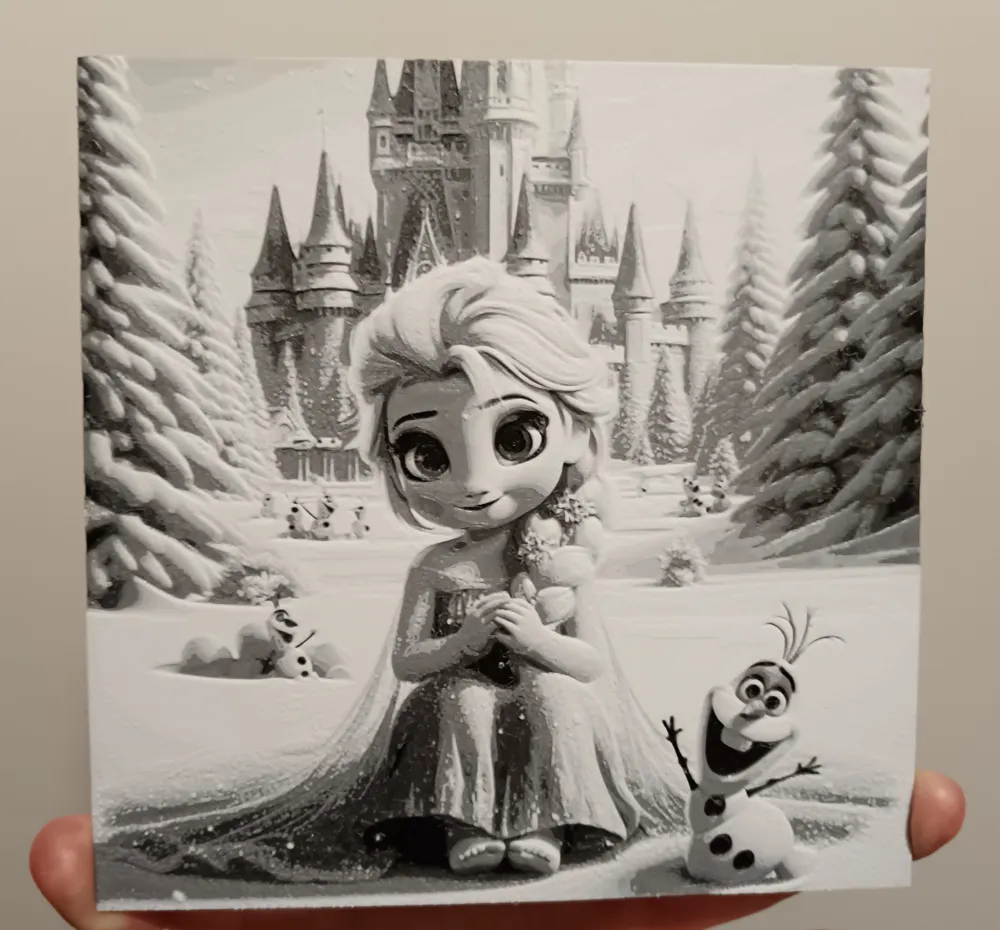 Hueforge Snow Queen by angesoso77 - MakerWorld