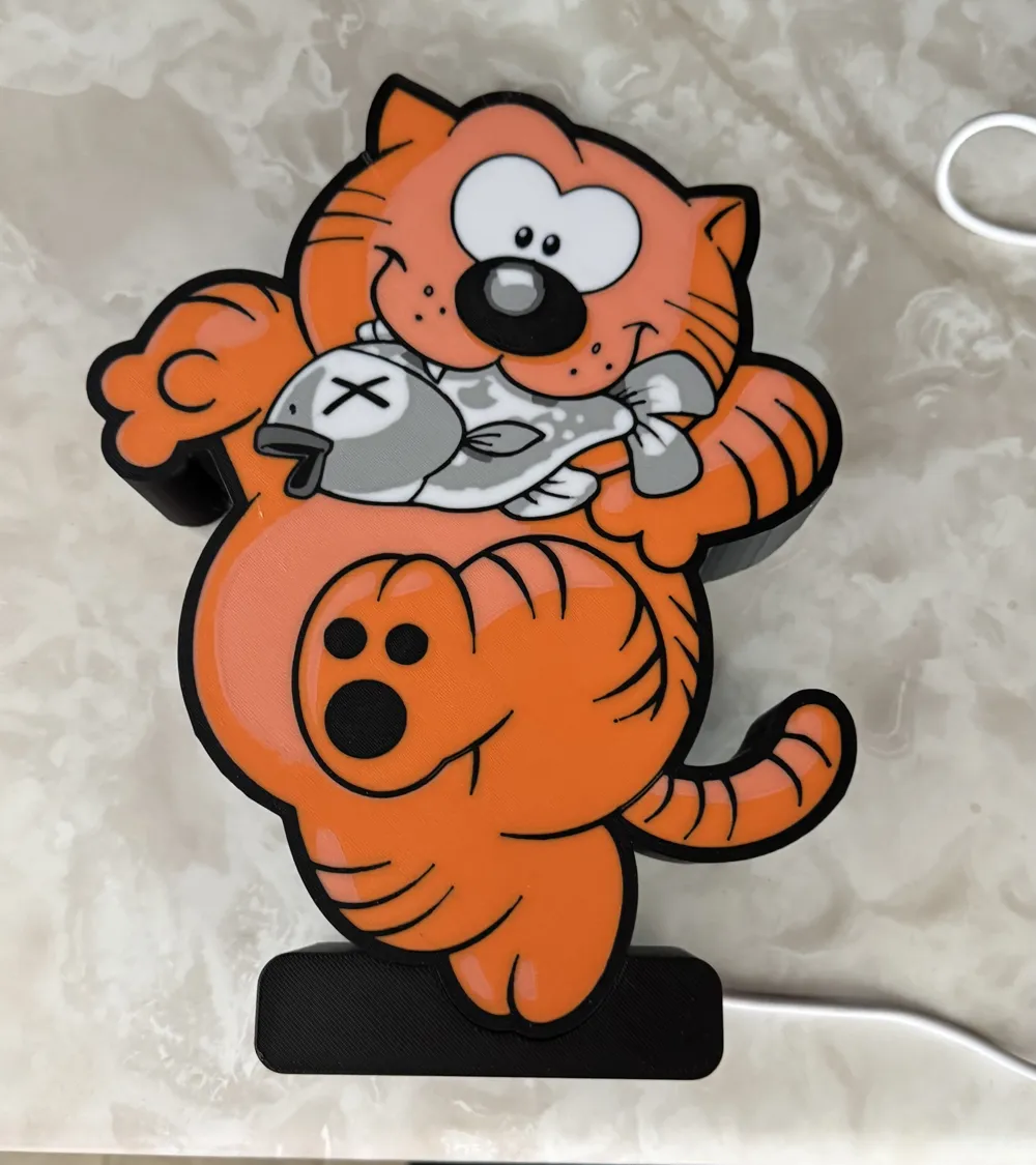 Heathcliff Light Box - Free 3D Print Model - MakerWorld