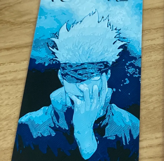 Jujutsu Kaisen - Gojo Bookmark by chanleii MakerWorld: Download Free 3D ...