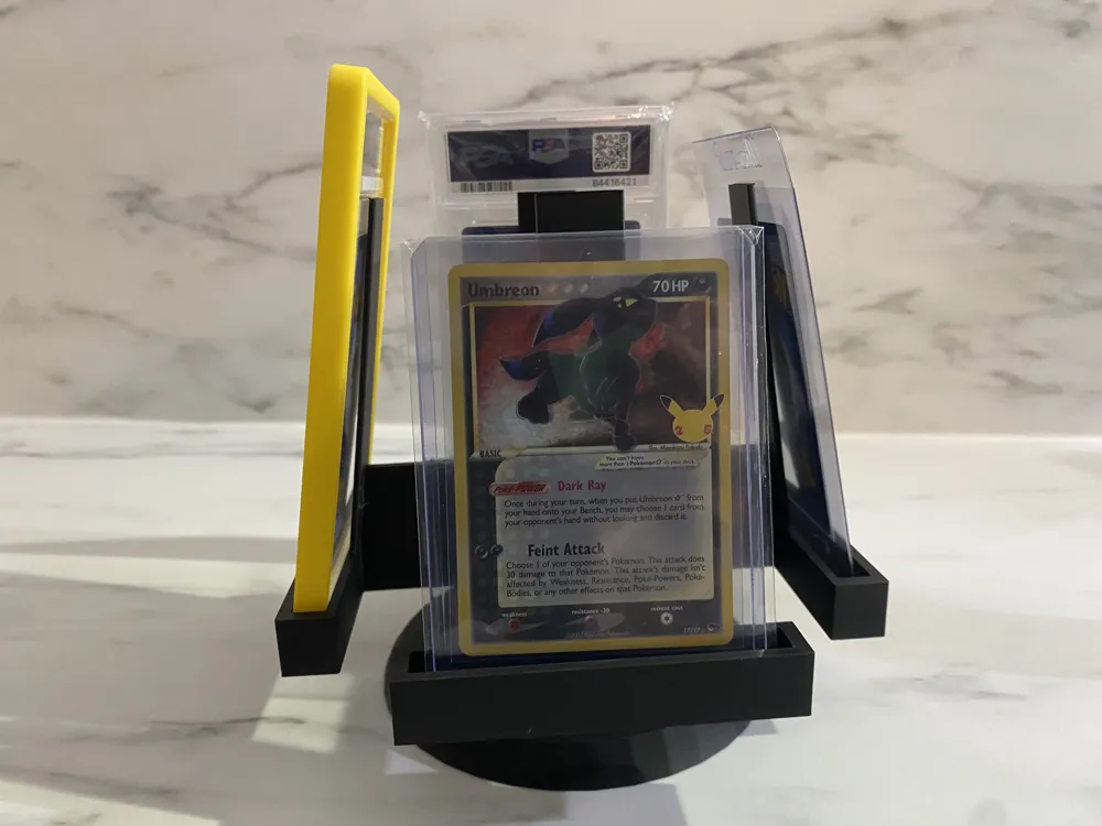 Rotating 4 Card Carousel Display Easy Set Up - Free 3D Print Model ...