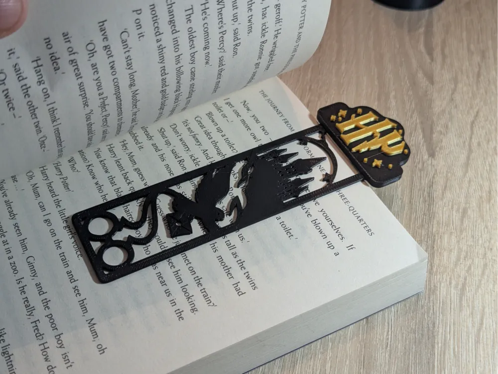 Harry Potter style bookmark - Free 3D Print Model - MakerWorld