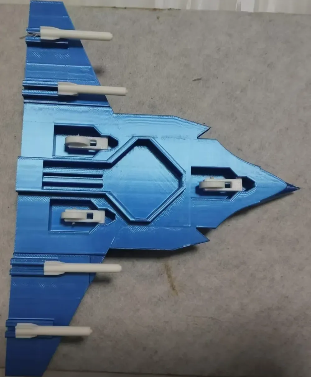 F-35 Modified Fighter Jet (Bluebird Fighter) by carer - MakerWorld