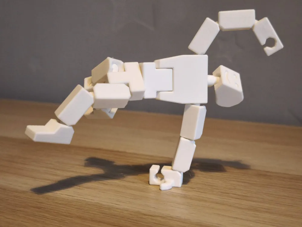 Blank Man: EVO – Articulated Figure (Prototype) - Free 3D Print Model ...