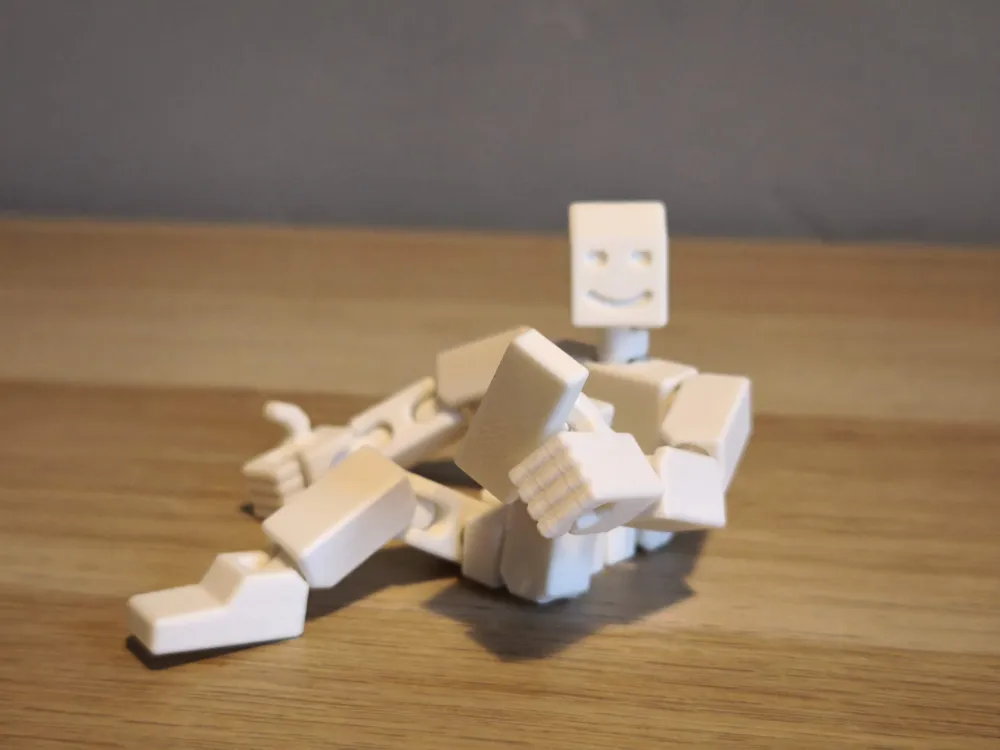 Blank Man: EVO – Articulated Figure (Prototype) - Free 3D Print Model ...